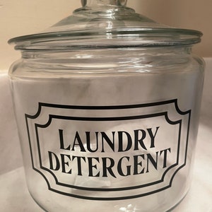 Laundry Detergent Jar - Etsy