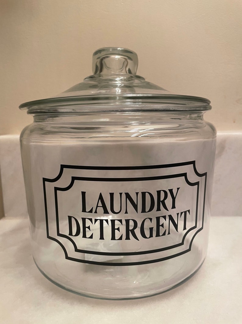 Laundry Detergent Jar - Etsy