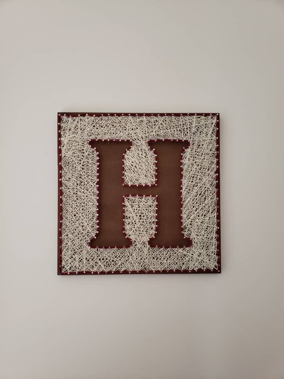 Inverse Letter String Art - Etsy