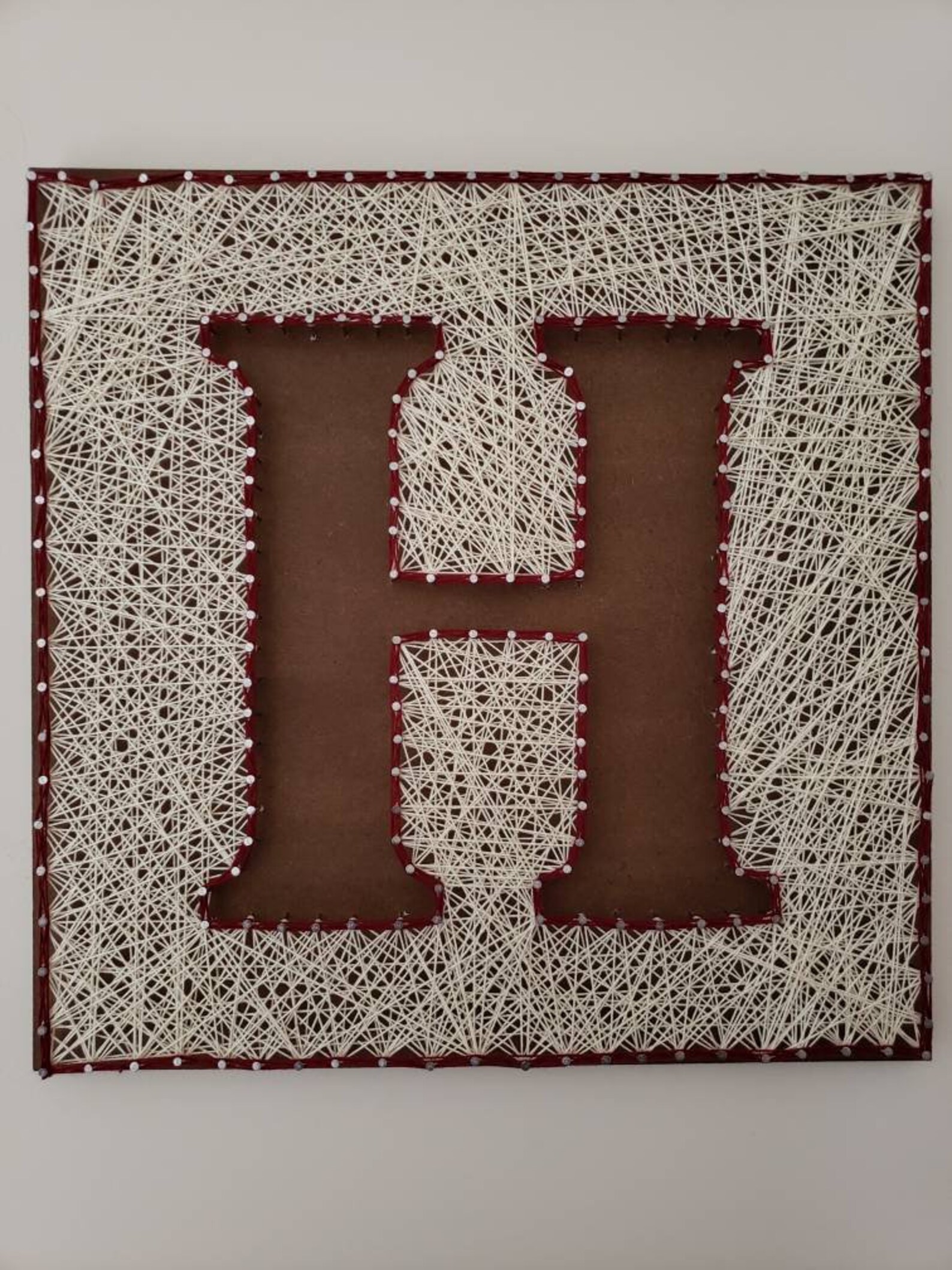 Inverse Letter String Art - Etsy