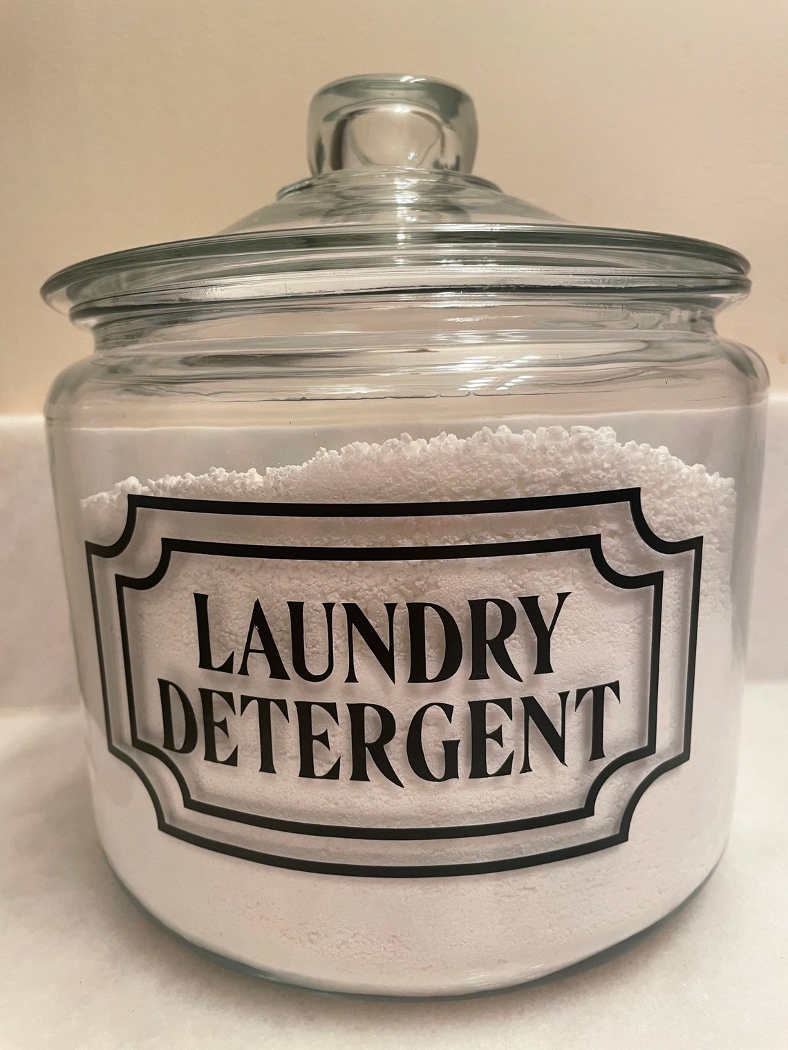 Laundry Detergent Jar - Etsy