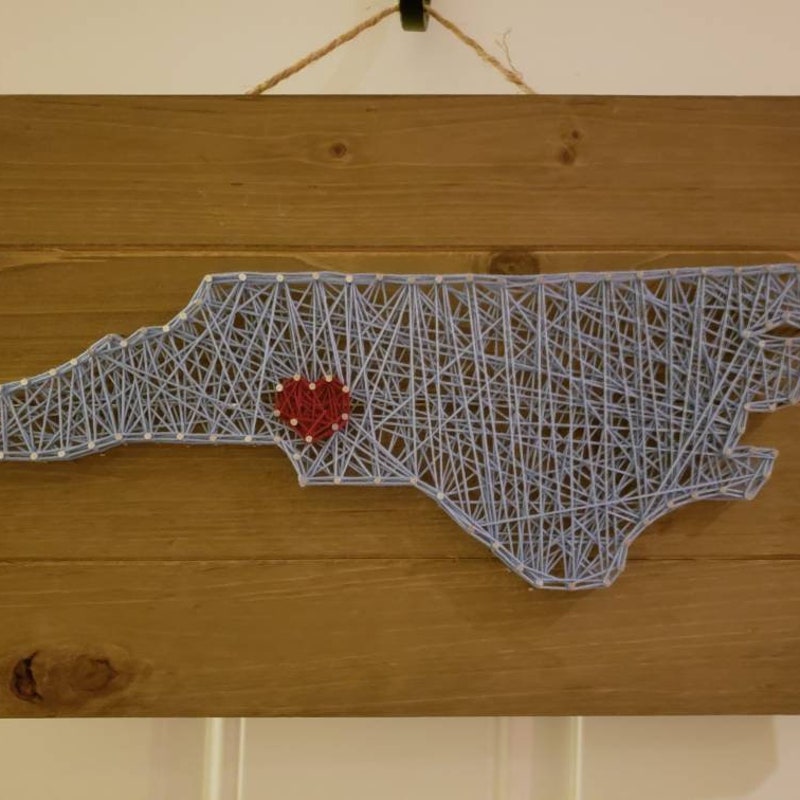 Wood String Holder - Etsy