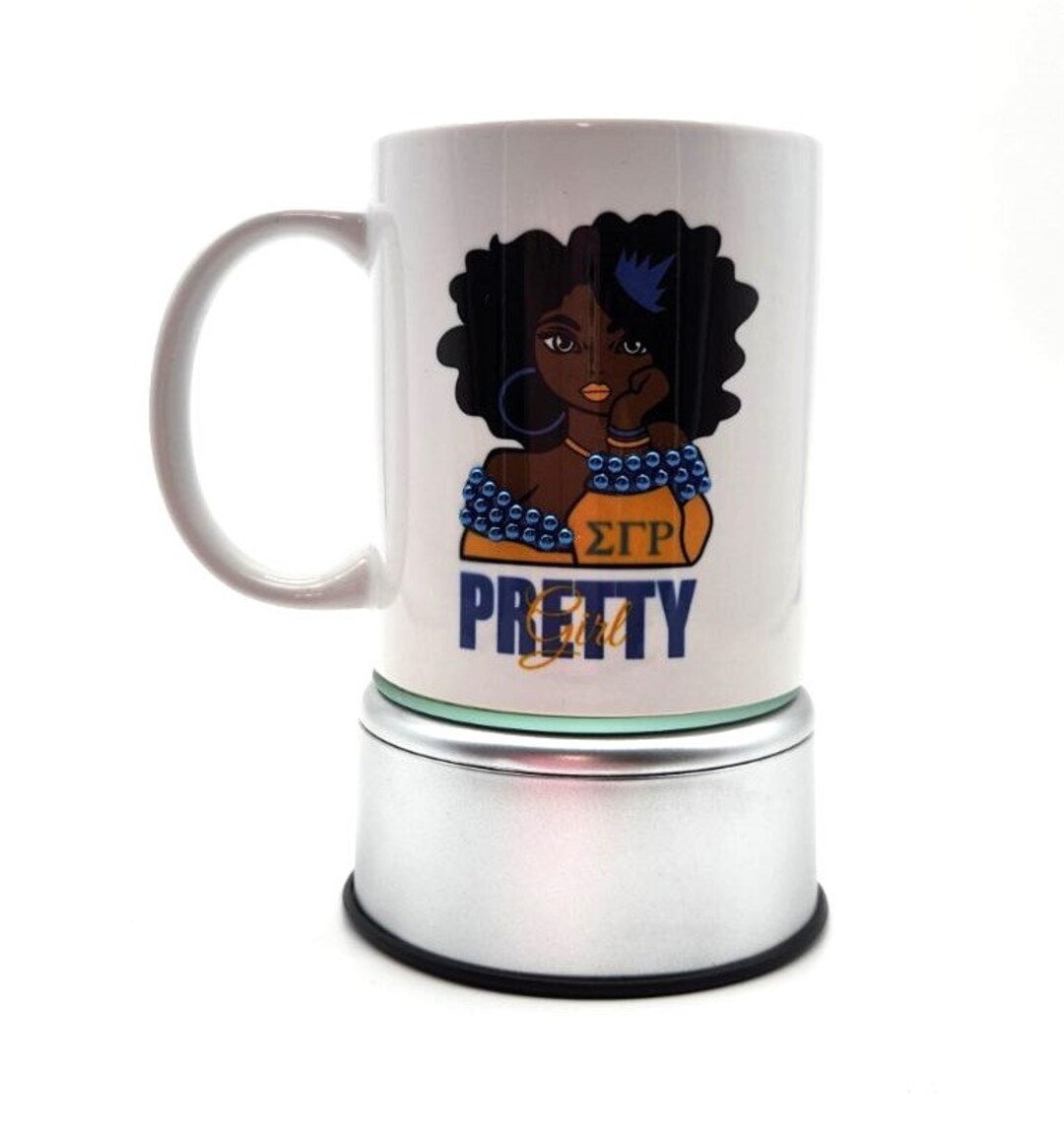 Sigma Gamma Rho Sorority Mug, Ceramic Mug, Coffee Mug, Bling Mug ...