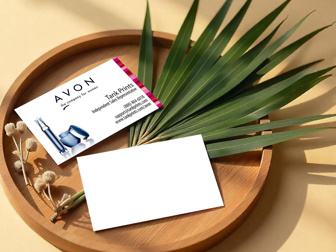 Custom Avon Business Card Template | Independent Sales Rep - Etsy