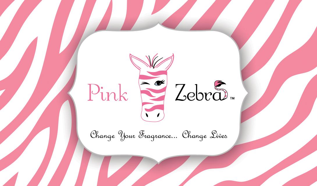 Pink Zebra Business Cards - Design 1 - Etsy