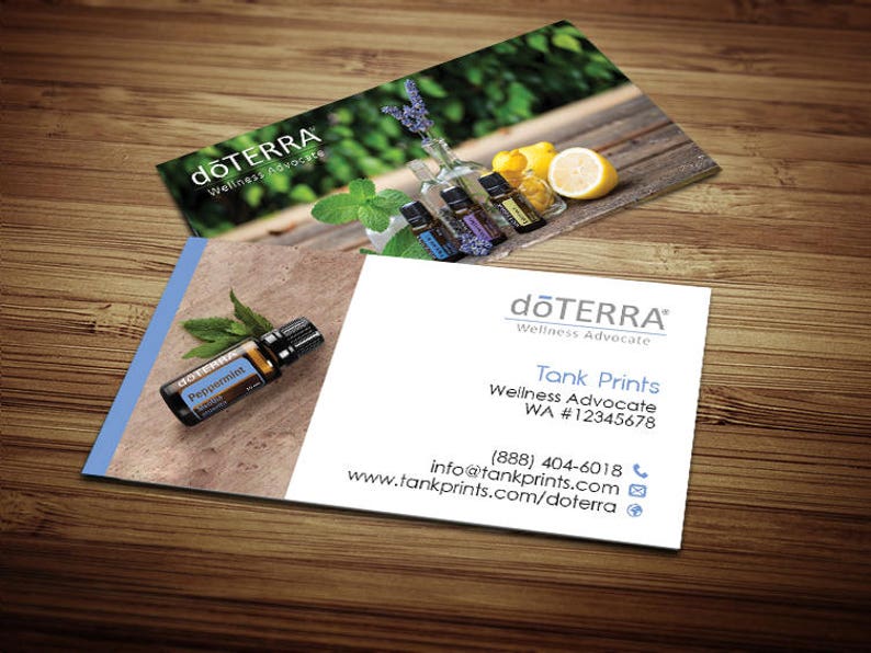 Doterra Business Card Design 5 - Etsy