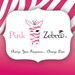 Pink Zebra Business Cards - Design 3 - Etsy