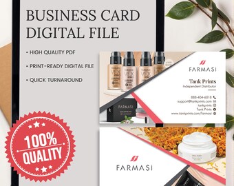 Farmasi Business Card - Design 1 - Digital File Only - Etsy