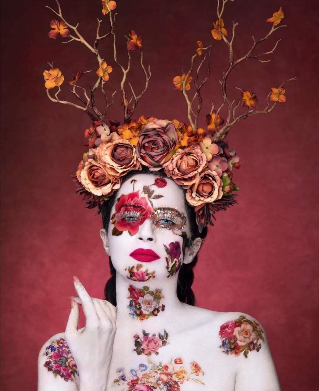 Branch Horns Headdress. Fairy Headpiece. Festival Crown. - Etsy