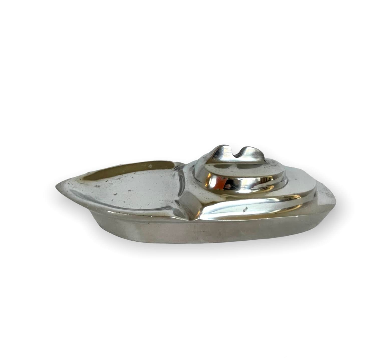 Vintage Aluminum Boat Ashtray 9 Long Collectibles Tobacciana etna.com.pe