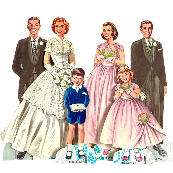 1950s Paper Dolls - Etsy