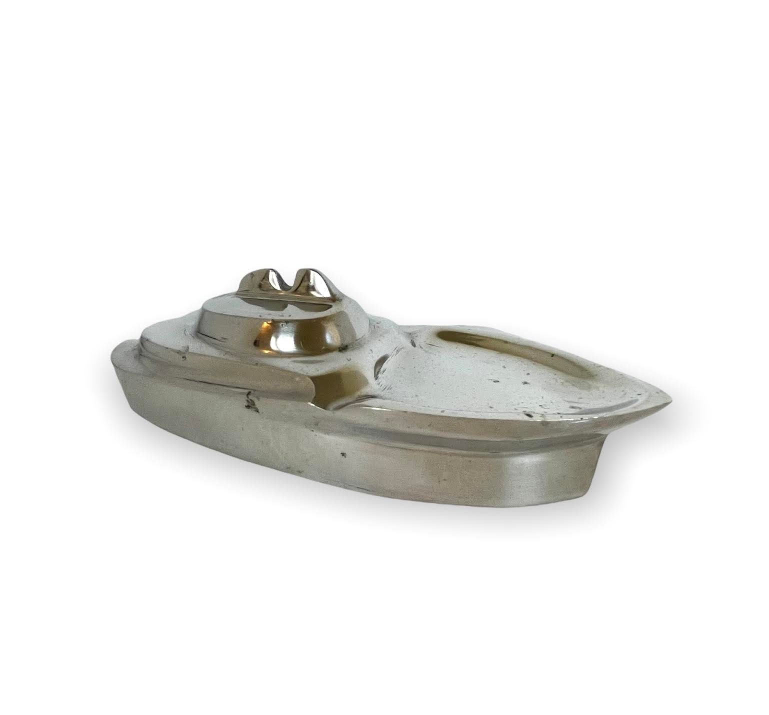 Vintage Aluminum Boat Ashtray 9 Long Collectibles Tobacciana etna.com.pe
