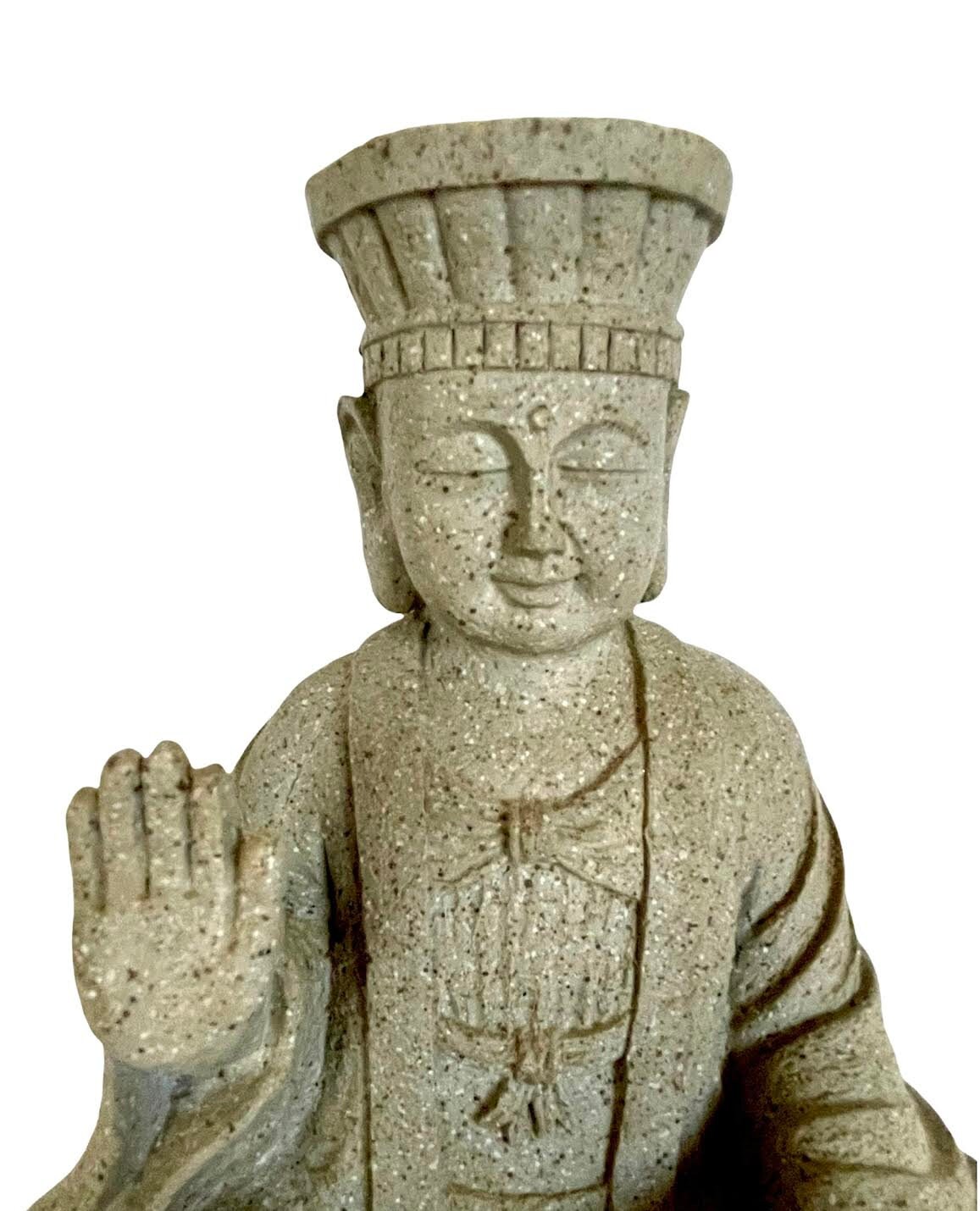 Art & Collectibles ? Sitting BUDDHA STATUE Vintage Lightweight RESIN ...
