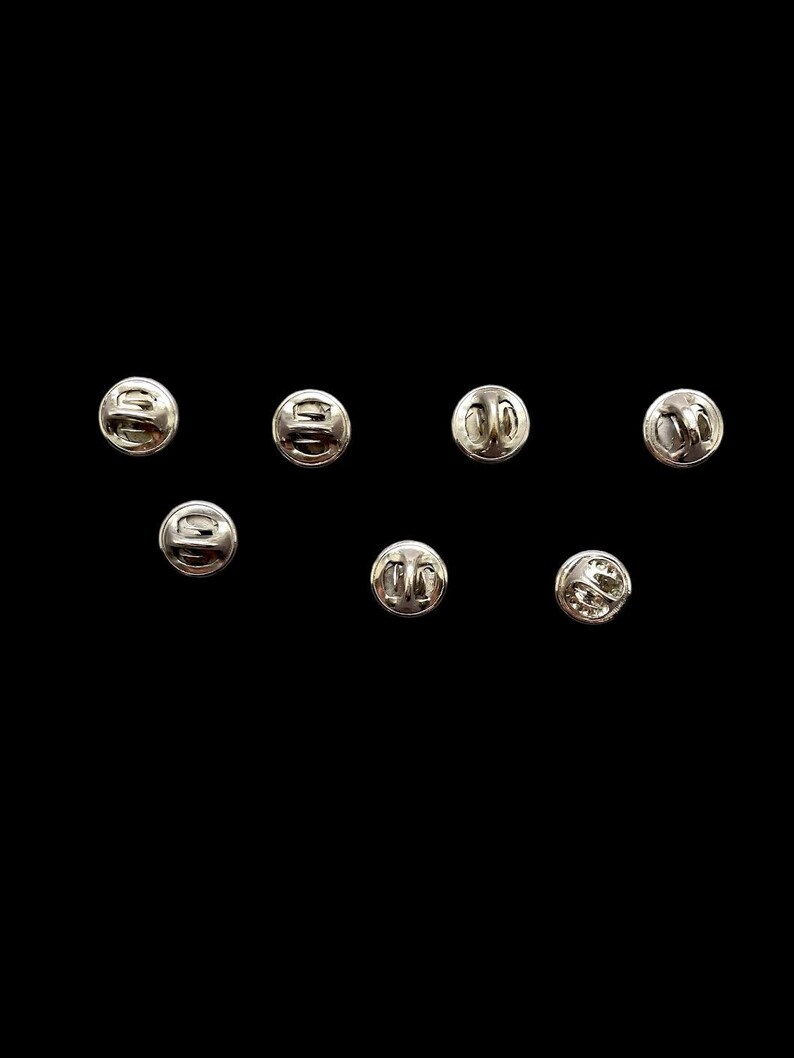 Retro Lot of Seven Webelos Silver Tone SCOUT CAP PINS / Very Good, Used ...