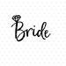 Bride Svg, Bridesmaid Svg, Wedding Svg, Party, Engagement Svg ...