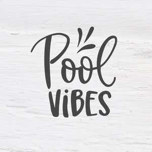 Pool Vibes Svg, Pool Side Svg, Pool Svg, Summer, Swimming, Vacation ...