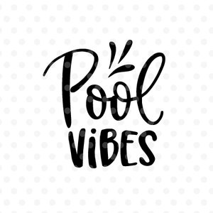 Pool Vibes Svg, Pool Side Svg, Pool Svg, Summer, Swimming, Vacation ...