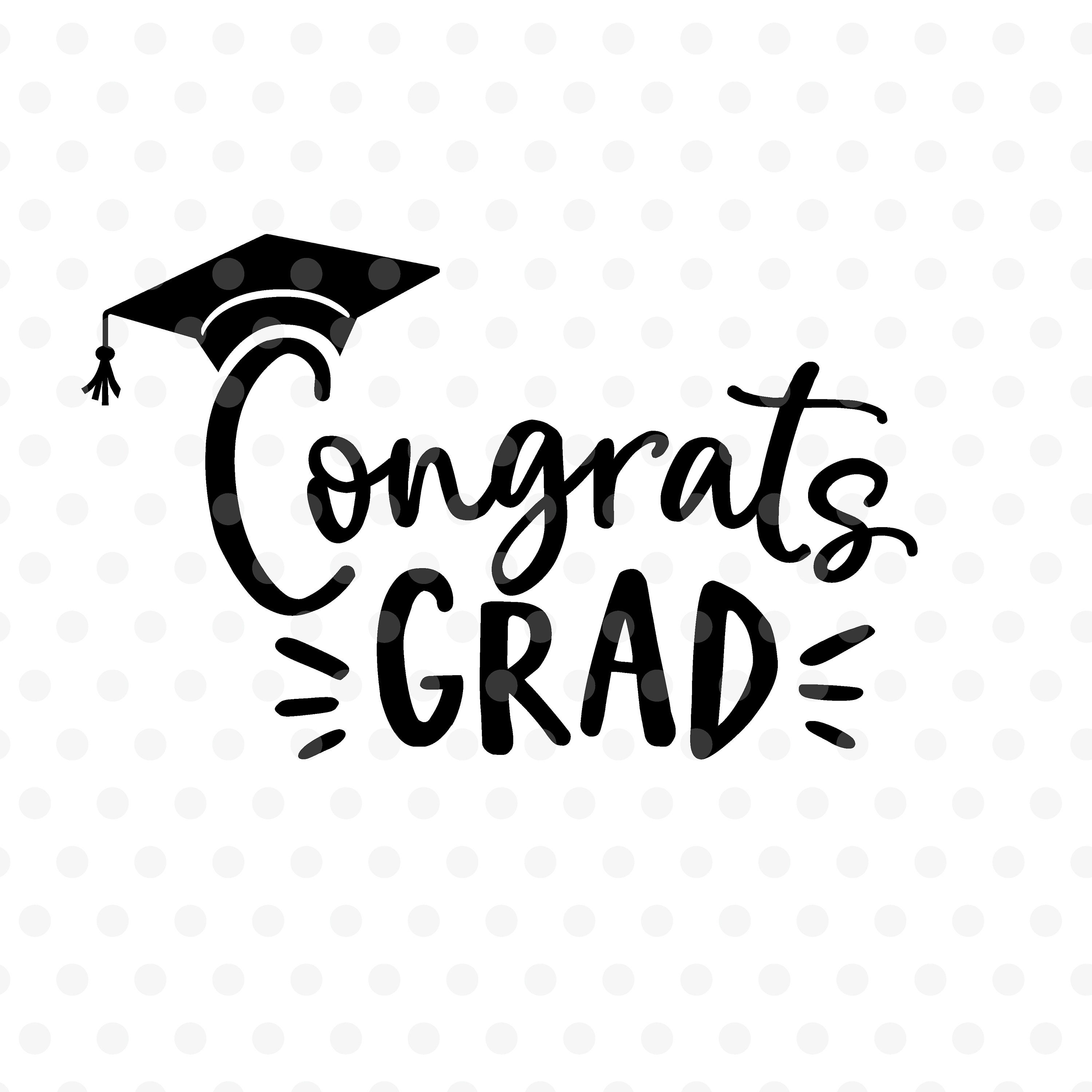 Congrats Grad Svg Graduate Svg Family Graduation Shirt - Etsy