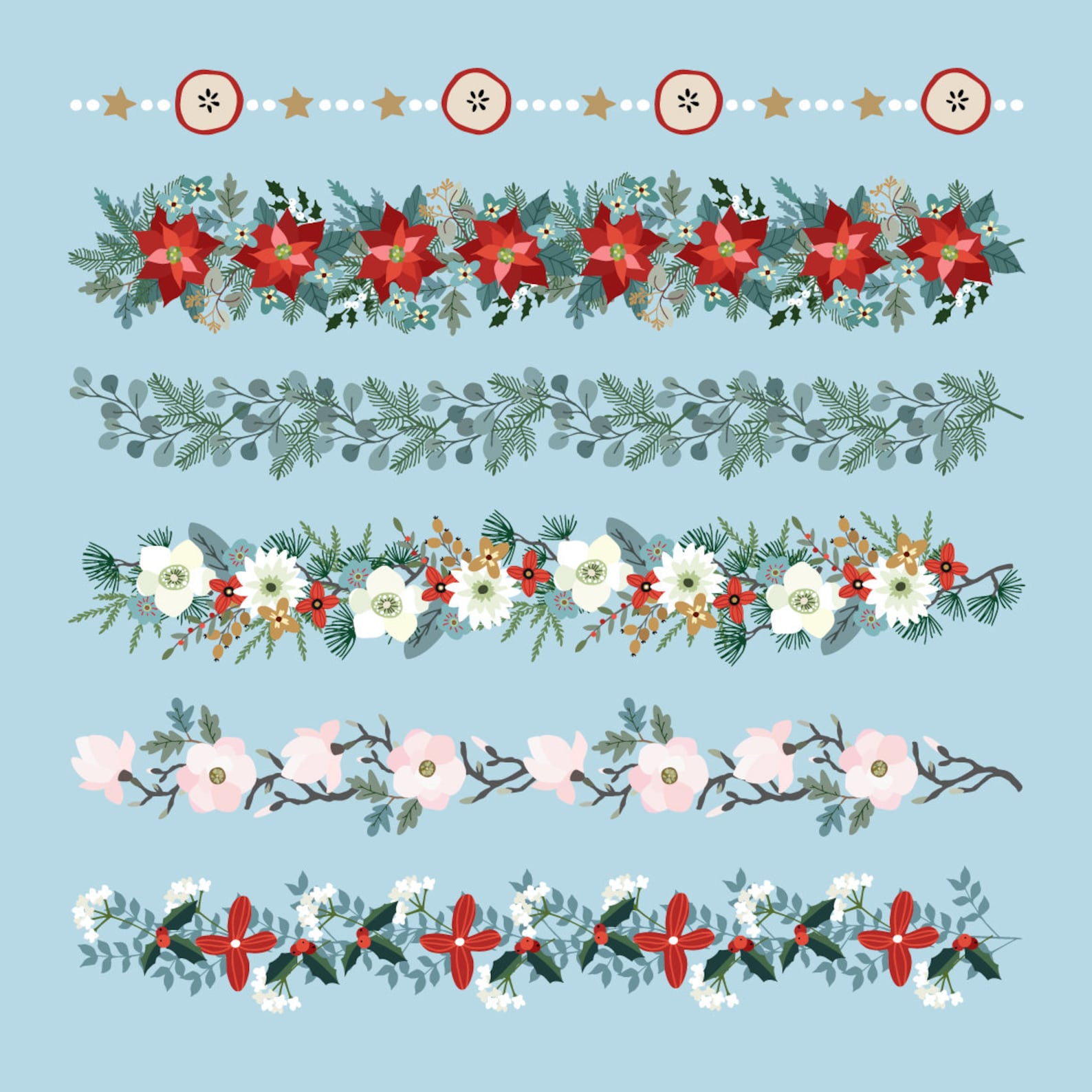 Christmas Border Clipart, Border Clip Art, Christmas Banner Clip Art ...