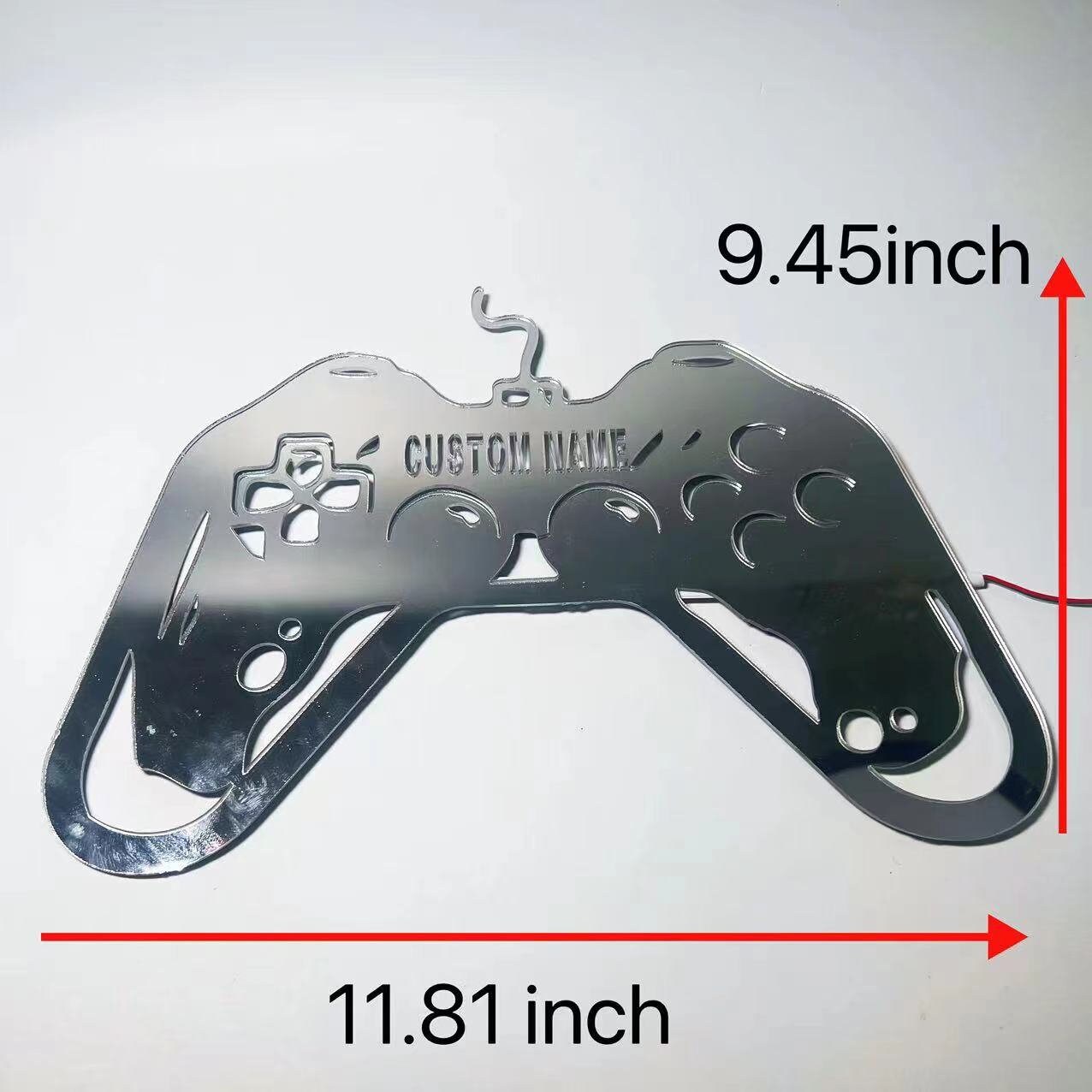 Personalized Game Controller Mirror Custom Personalised Name Mirror ...