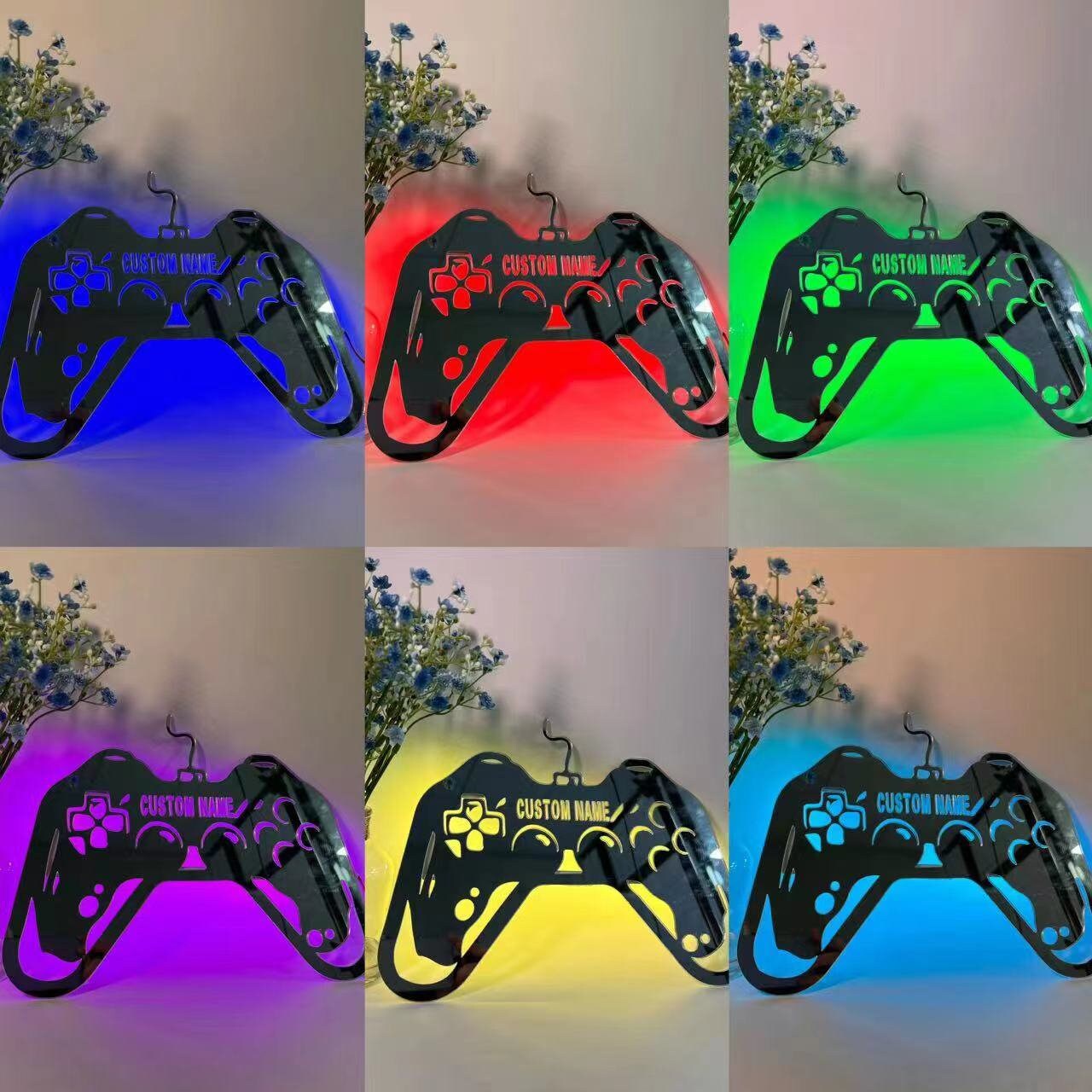 Personalized Game Controller Mirror Custom Personalised Name Mirror ...