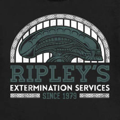 Alien Xenomorph Vintage Military Style Patch T-shirt Gift - Etsy