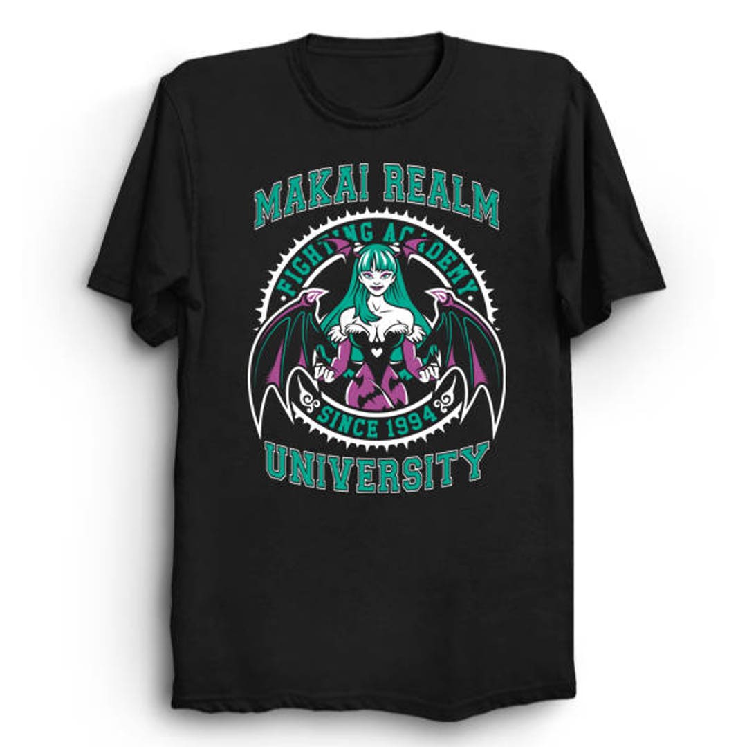 Morrigan Vampire Creepy Cute Pastel Goth Geek Gift Shirt Vintage Arcade ...