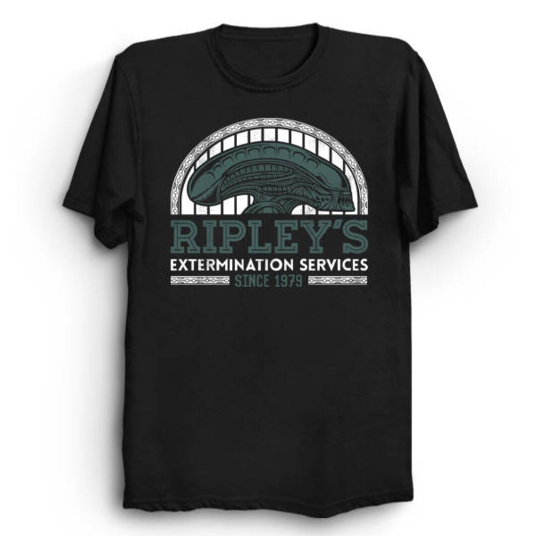 Alien Xenomorph Vintage Military Style Patch T-shirt Gift Geek Sci Fi ...