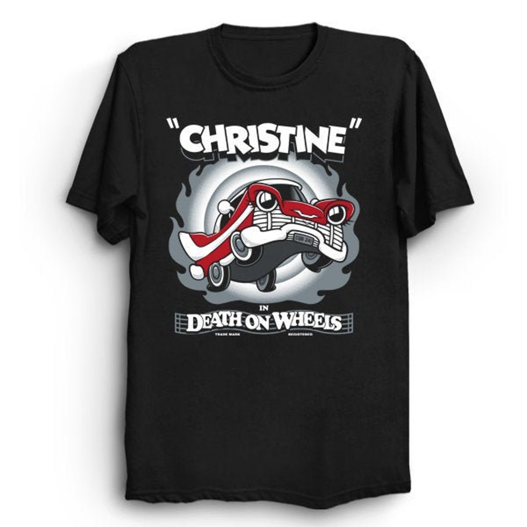 Vintage Cartoon Christine Car Death on Wheels Stephen King T-shirt ...