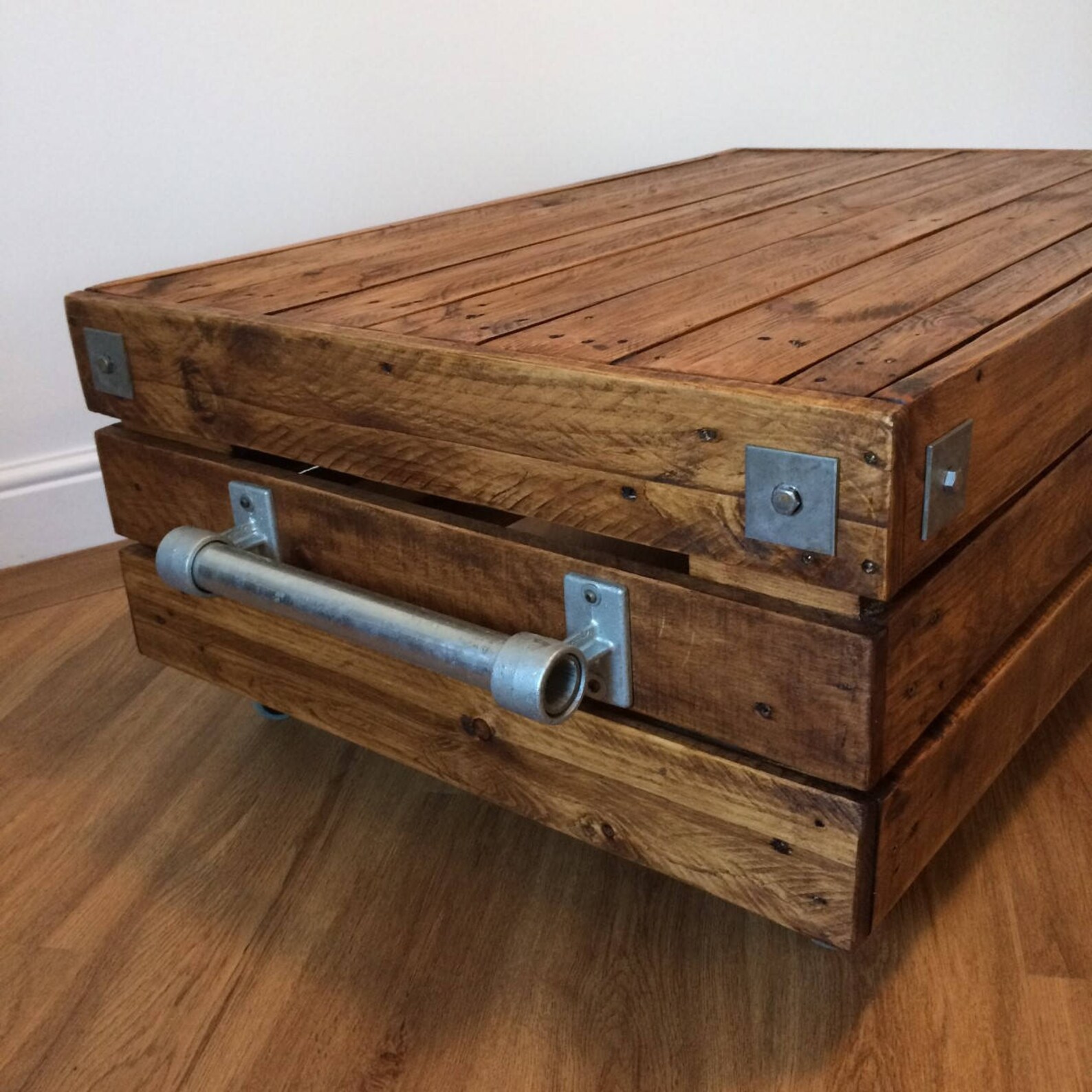 Coffee Table Rustic Large Reclaimed Solid Wood Vintage - Etsy