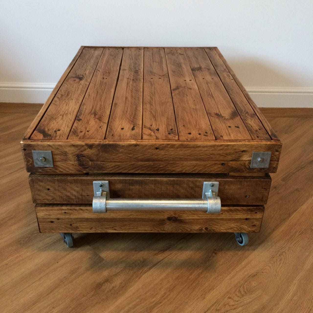 Coffee Table Rustic Large Reclaimed Solid Wood Vintage - Etsy