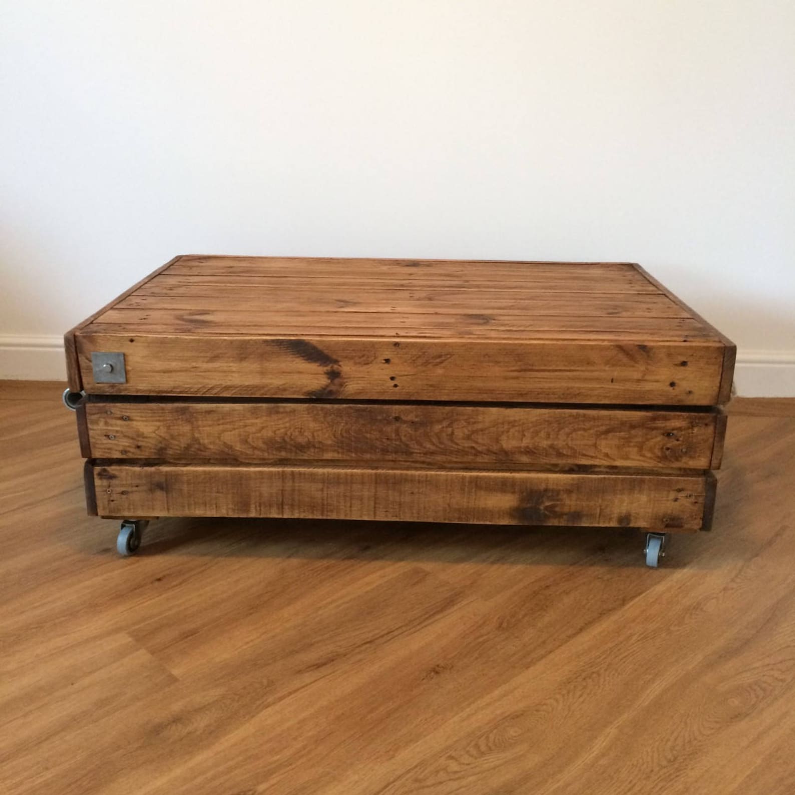 Coffee Table Rustic Large Reclaimed Solid Wood Vintage - Etsy