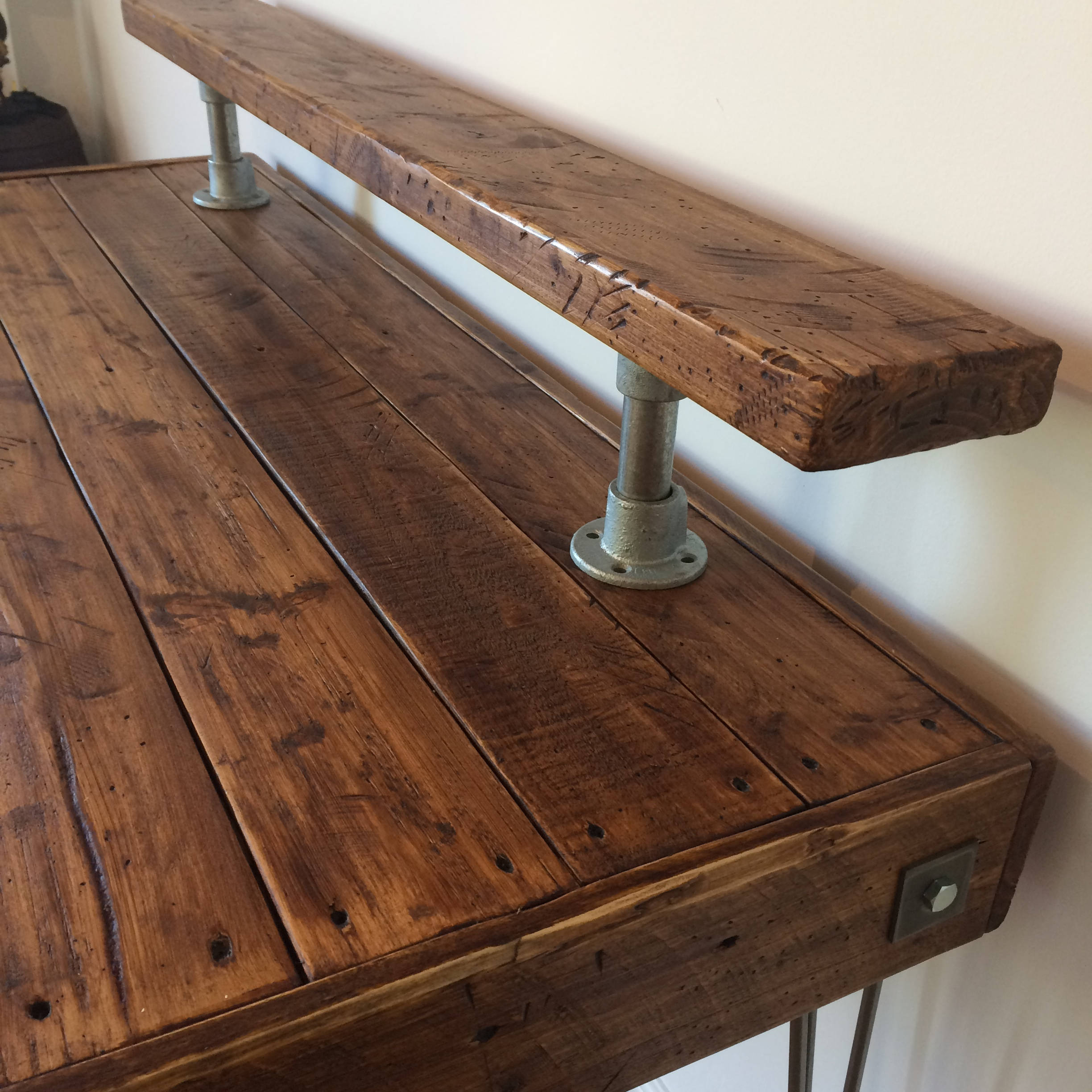 Computer Desk Reclaimed Wood PC Desk Computer Table Writing - Etsy UK