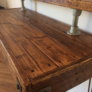 Computer Desk Reclaimed Wood PC Desk Computer Table Writing - Etsy UK