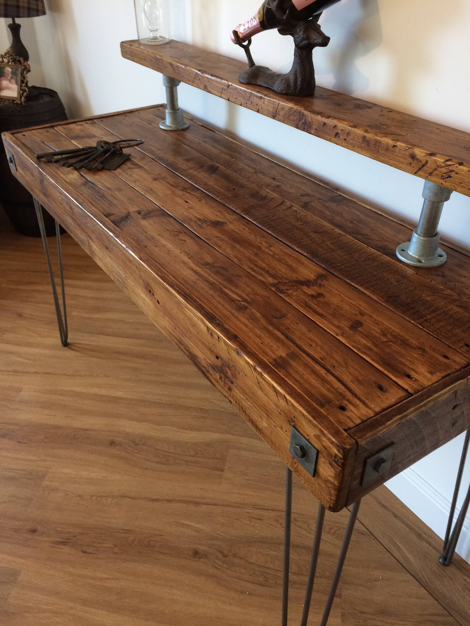 Computer Desk Reclaimed Wood PC Desk Computer Table Writing - Etsy UK