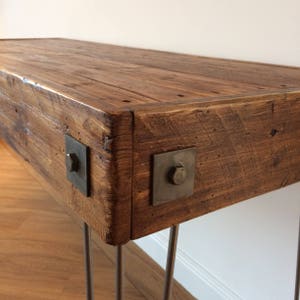 Computer Desk Reclaimed Wood PC Desk Computer Table Writing - Etsy UK