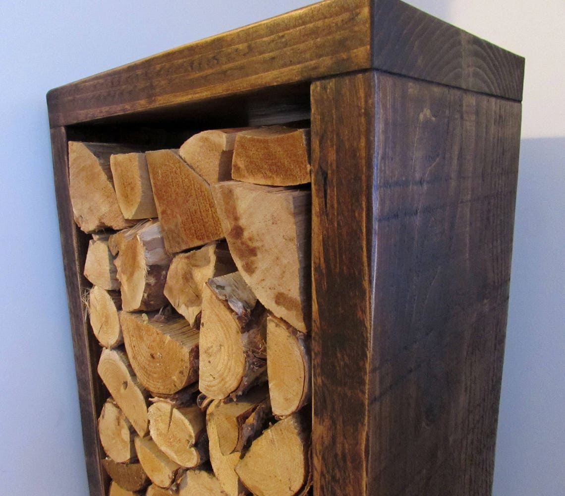 Log Store Indoor Log Holder Log Basket Wood Burner Log Storage | Etsy