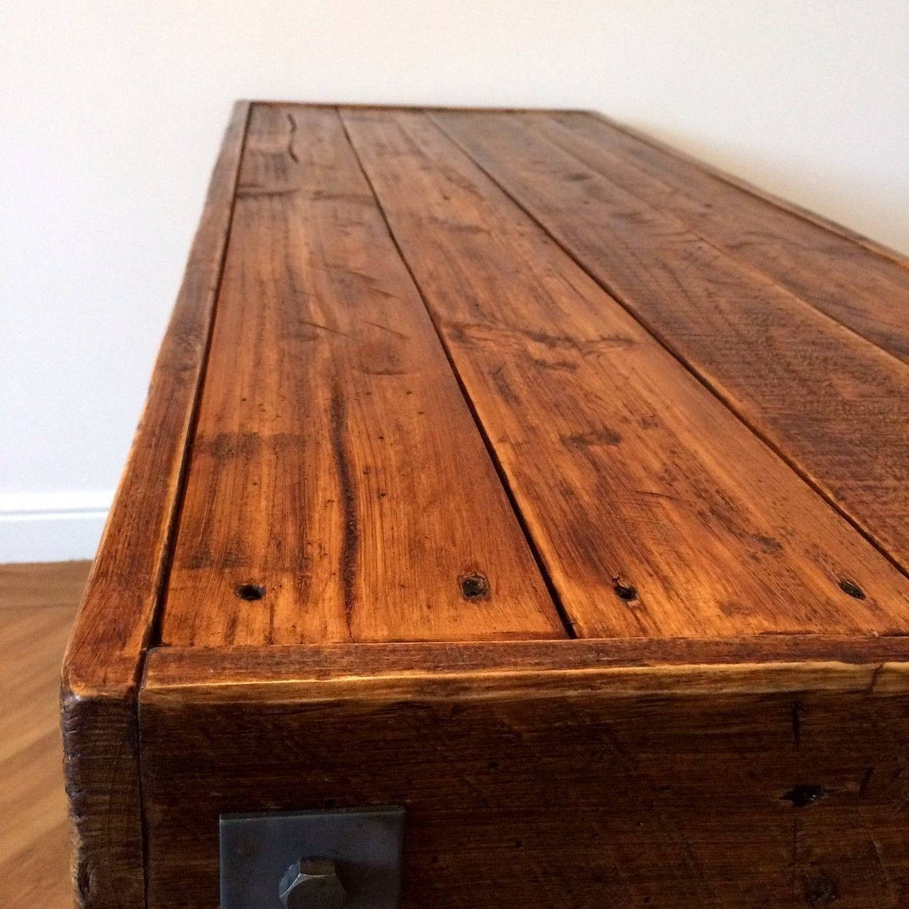 Reclaimed PC Desk-computer Desk-rustic Waxed Wood - Etsy UK
