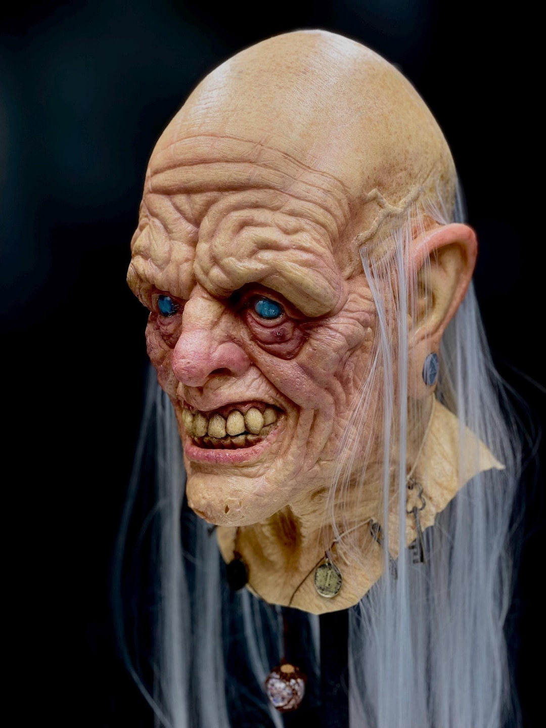 Night Hag Witch / Latex Mask / Full Head Pullover / Halloween / Samhain ...