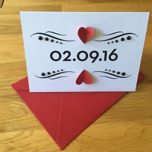 Special Date Card, Greeting Card, Valentine, Anniversary Card, 3d ...