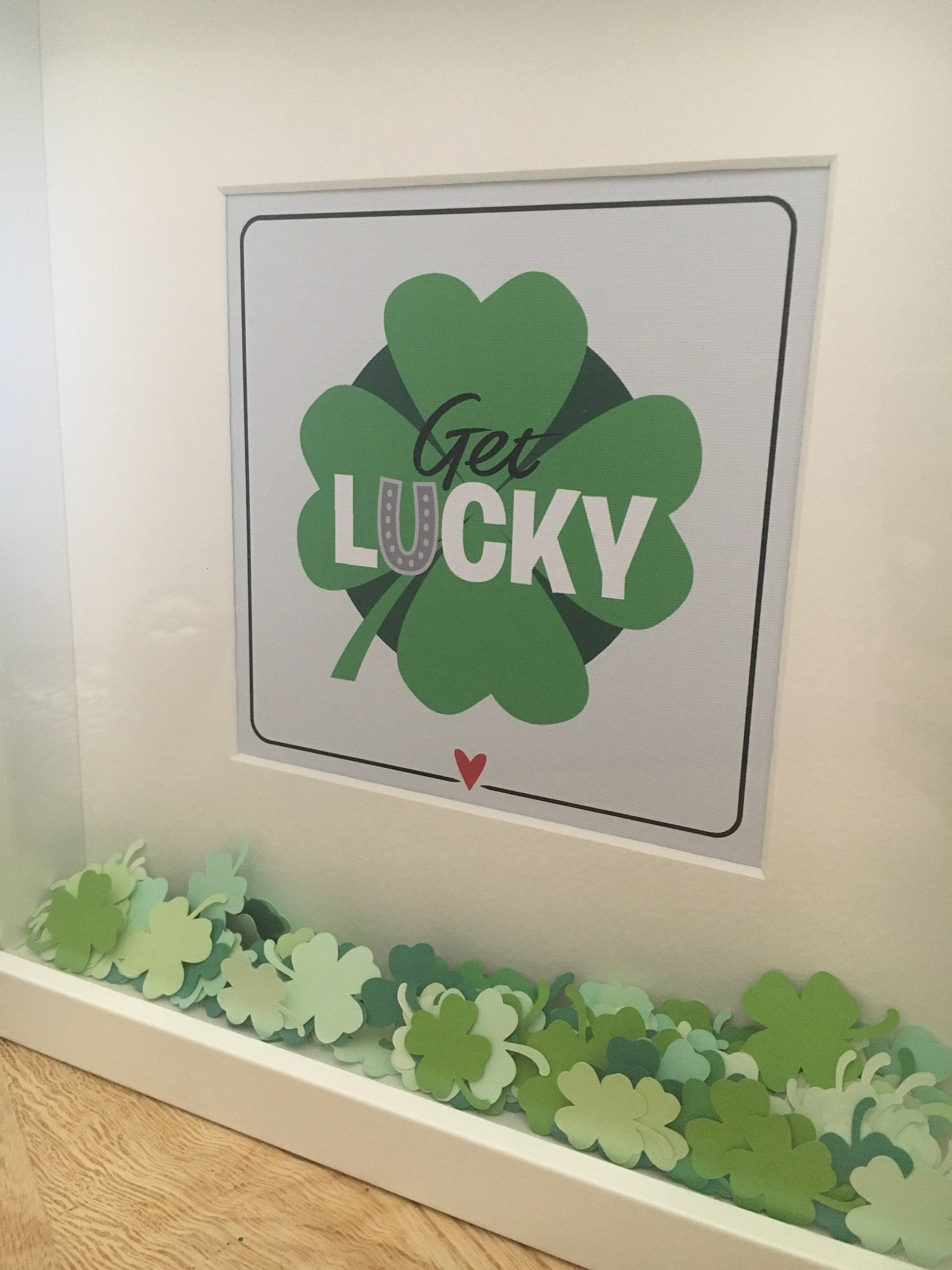 Get Lucky Good luck Lucky Good luck gift Wall art | Etsy