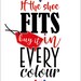 If the Shoe Fits Poster, Shoe Poster, Shoe Art, Bedroom Wall Decor ...