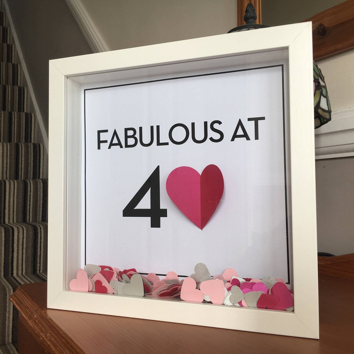 Milestone Birthday Gift Frame Fabulous at 40 40th Present - Etsy
