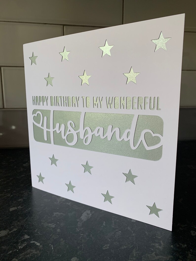 Happy Birthday To My Wonderful Husband Card Wonderful Etsy Happy Birthday To My Wonderful Husband Card Wonderful Etsy