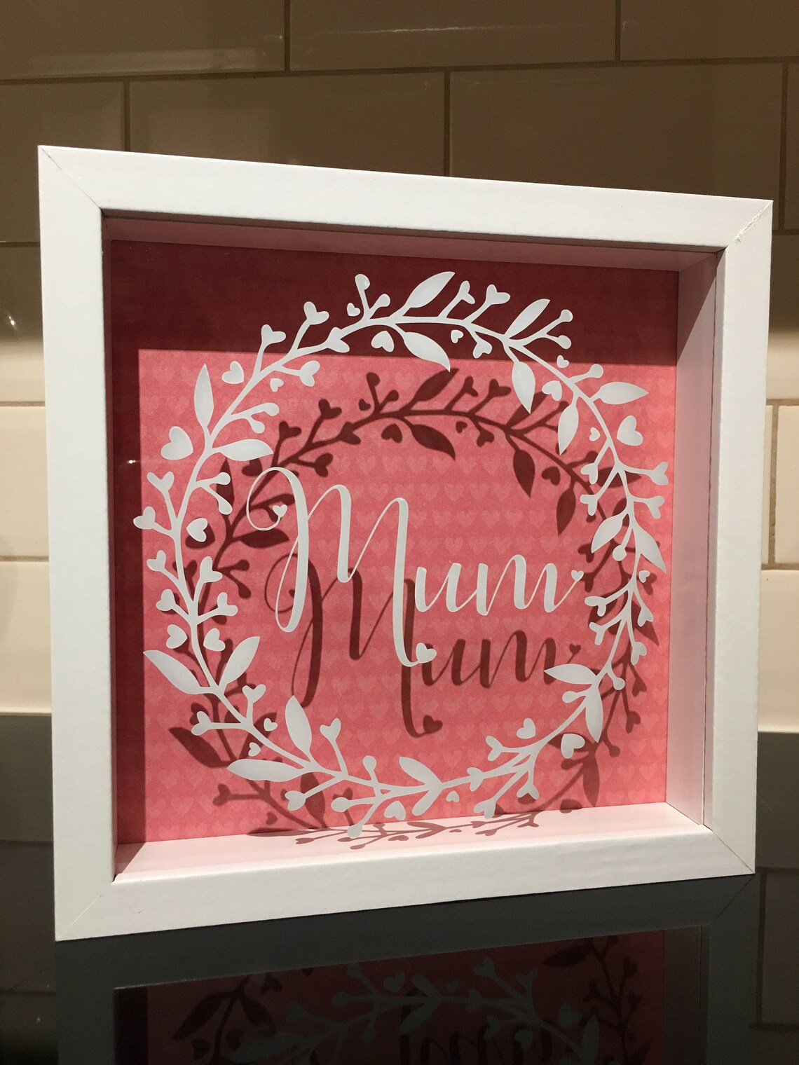 Mum Frame, Daughter Frame, Wife Frame, Personalised Wall Art, Gifts for ...