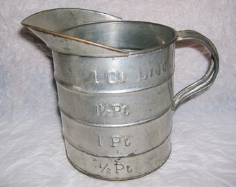 Tin Measuring Cup | Etsy