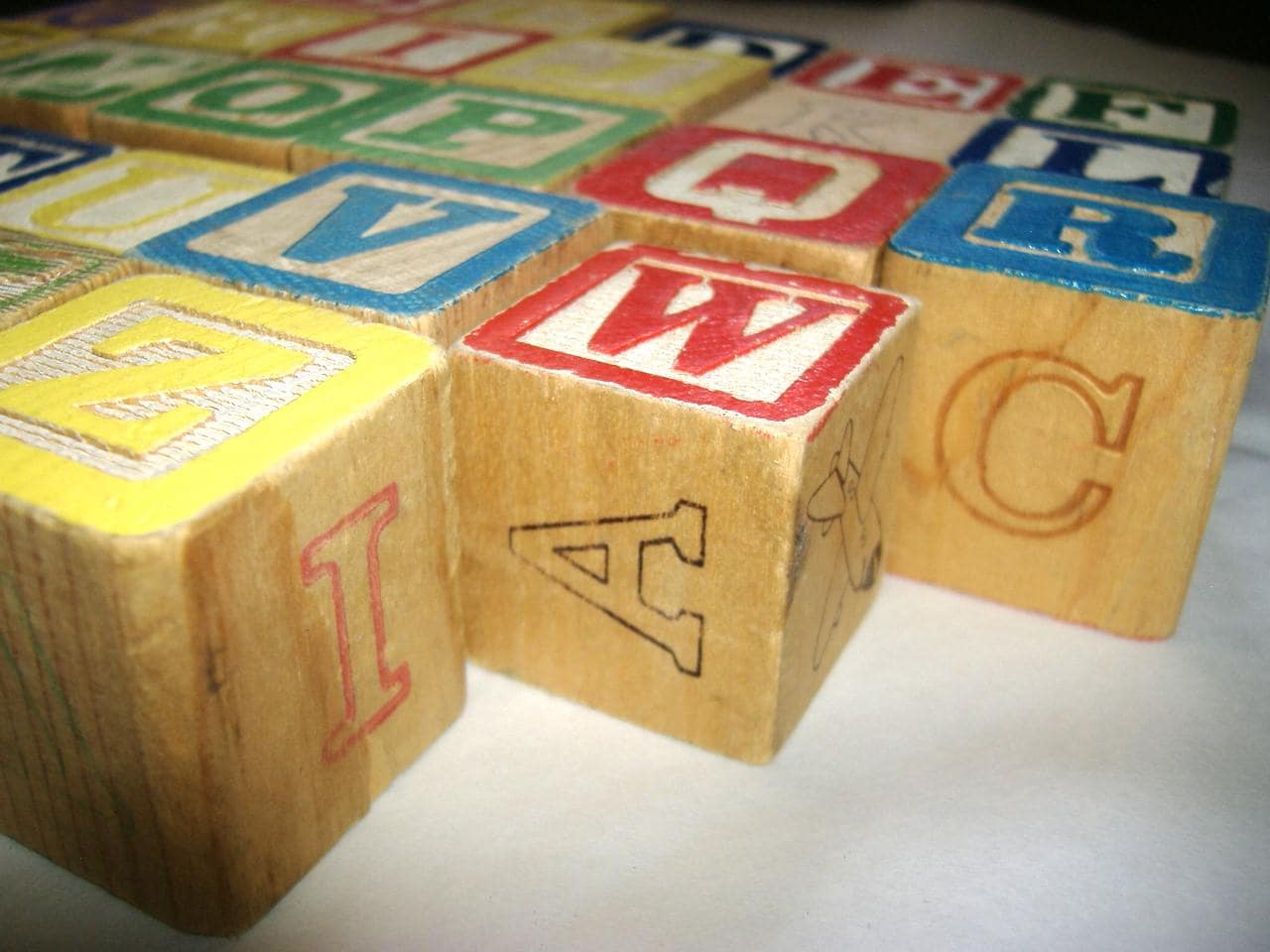 26 Vintage Wooden Alphabet Blocks, Complete A Thru Z in a Small Size - Etsy