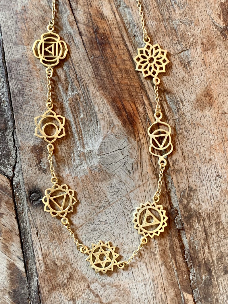 Chakras Necklace Indian Hinduism Prayer Beads Choker Long - Etsy