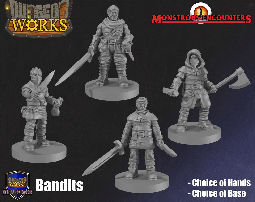 Bandit From Dungeonworks Monster Encounters - Etsy