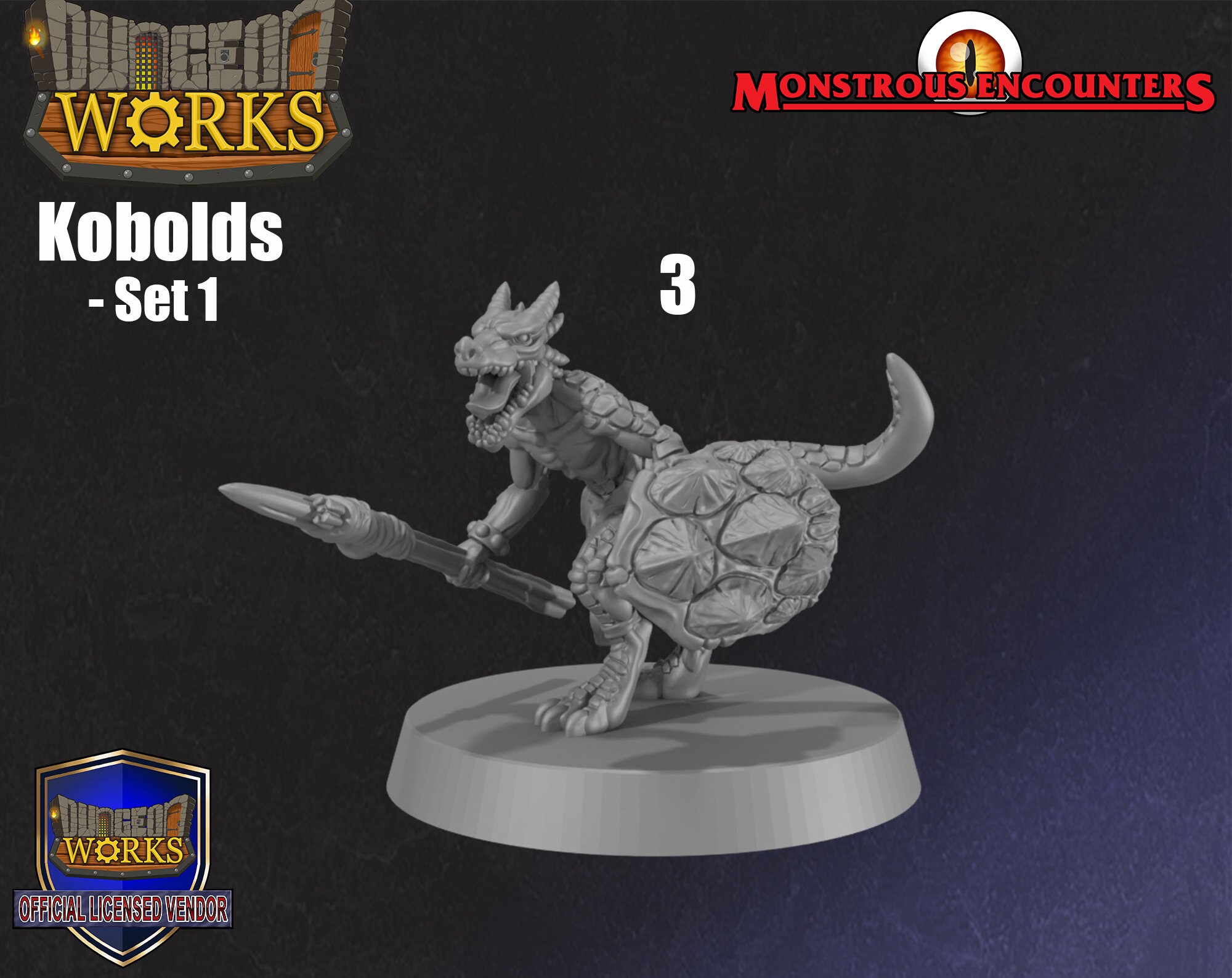 Kobold Set 1 From Dungeonworks Monster Encounters - Etsy